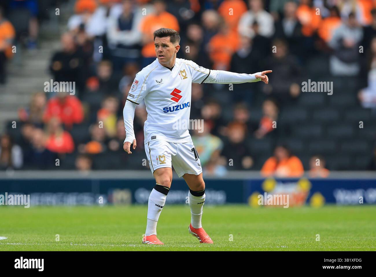 Milton Keynes Dons Midfielder Liam Kelly (10) during the EFL League 2 ...