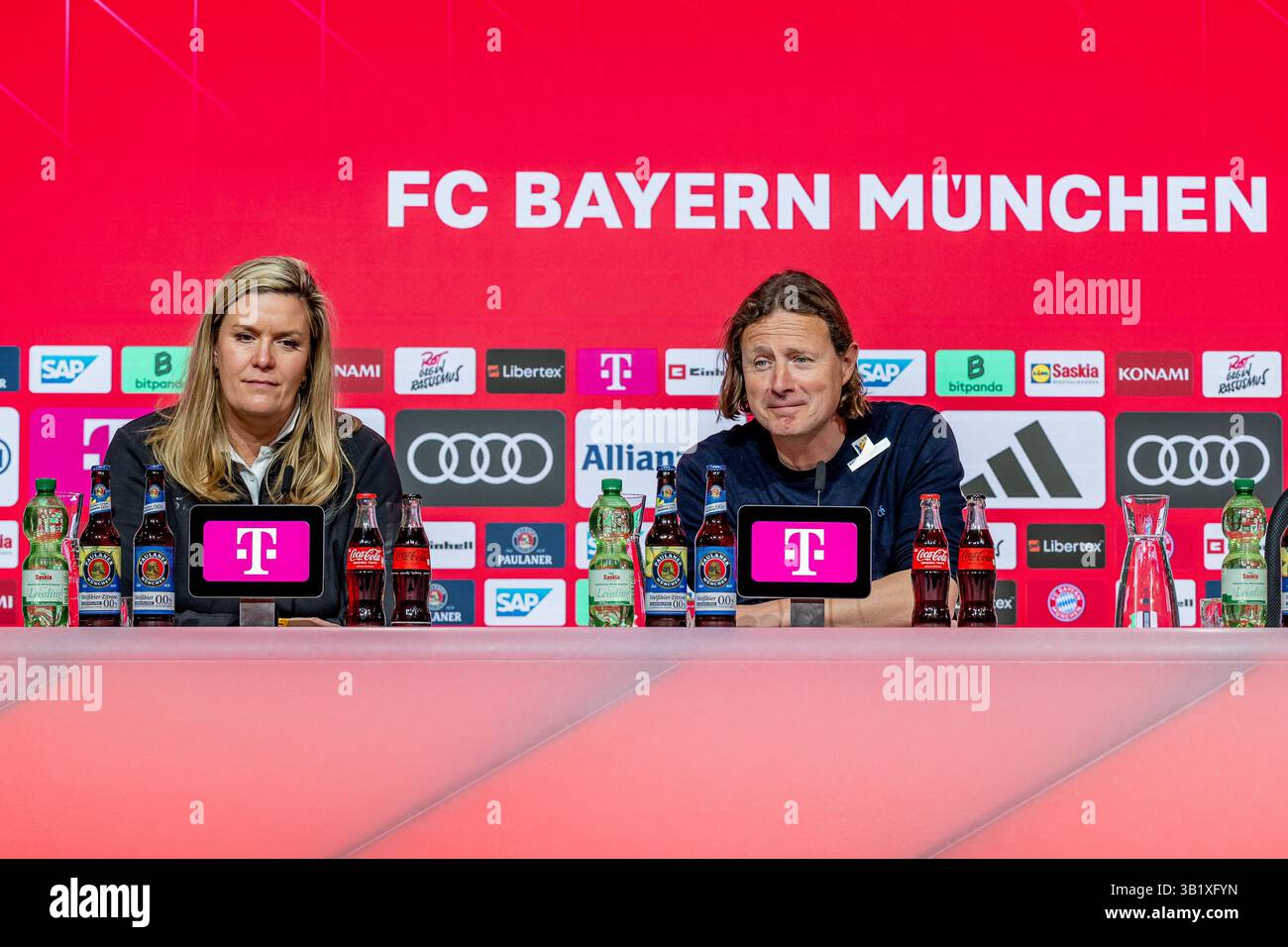 Muenchen, Deutschland. 26th Apr, 2025. Silke Bannick (Pressesprecherin ...