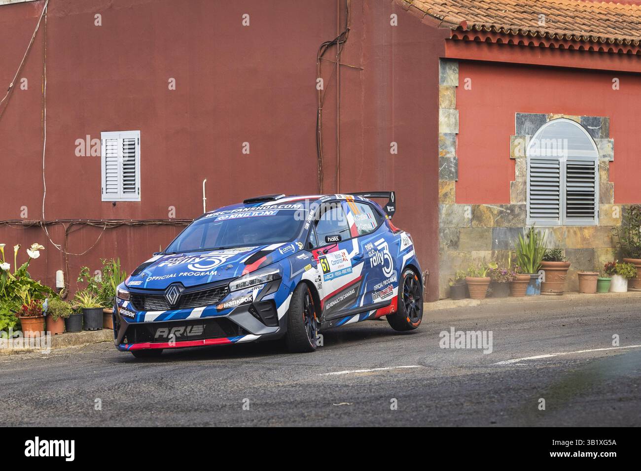 61 Matteo CHATILLON, Maxence CORNUAU, Renault Clio Rally3, action ...
