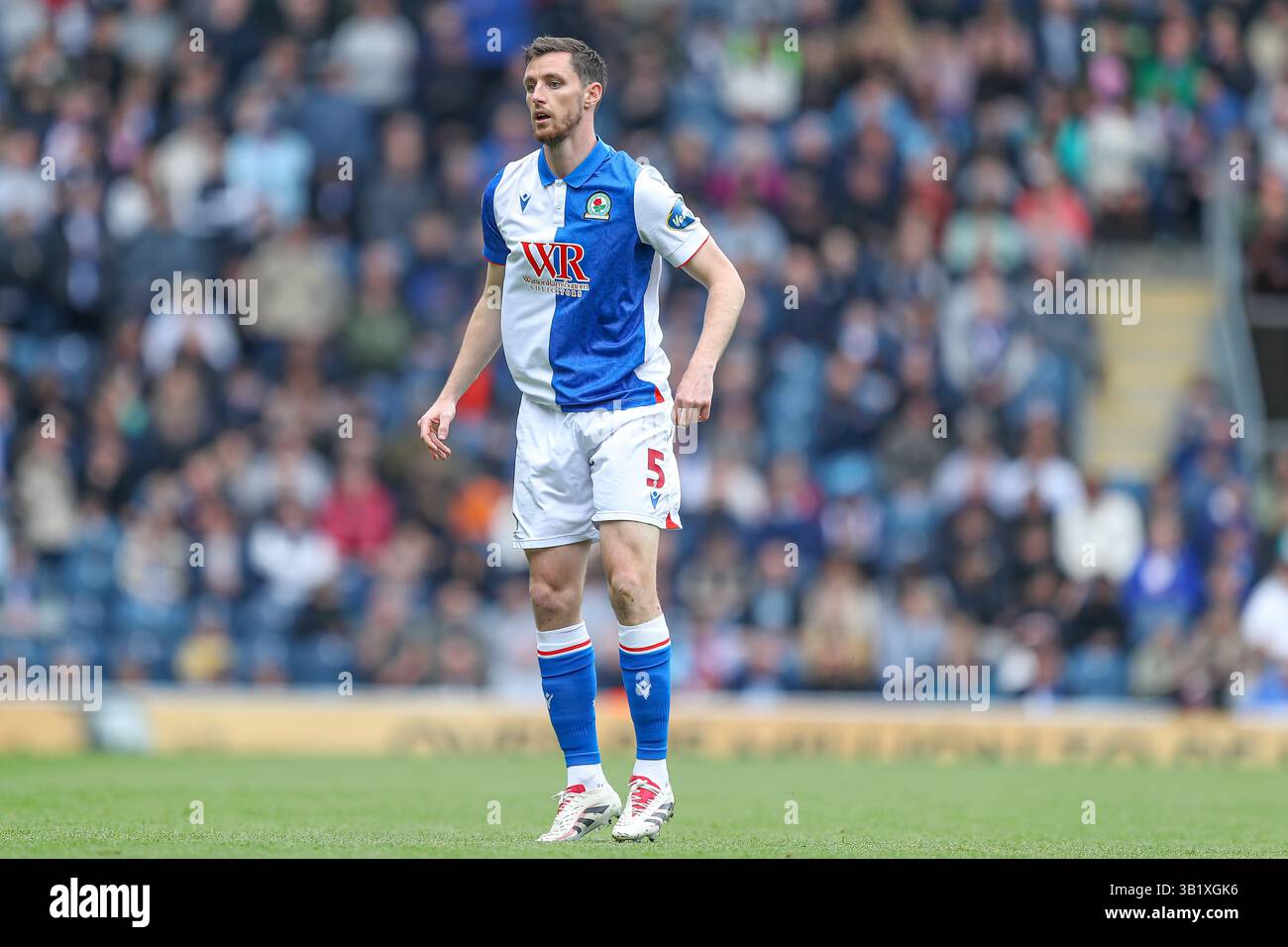 Blackburn, UK. 26th Apr, 2025. Dominic Hyam of Blackburn Rovers during ...