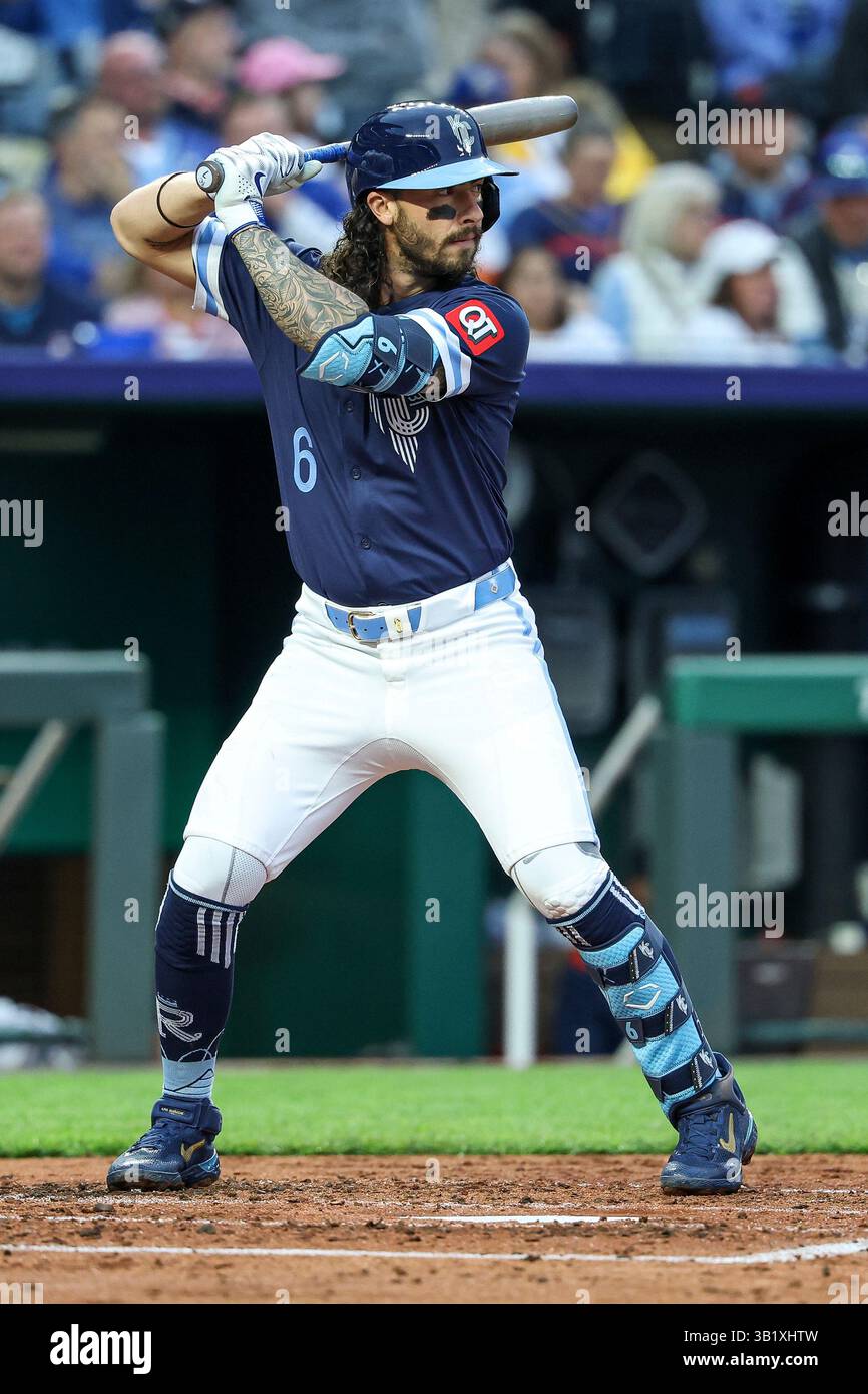 April 25, 2025: Kansas City Royals third baseman Jonathan India (6 ...