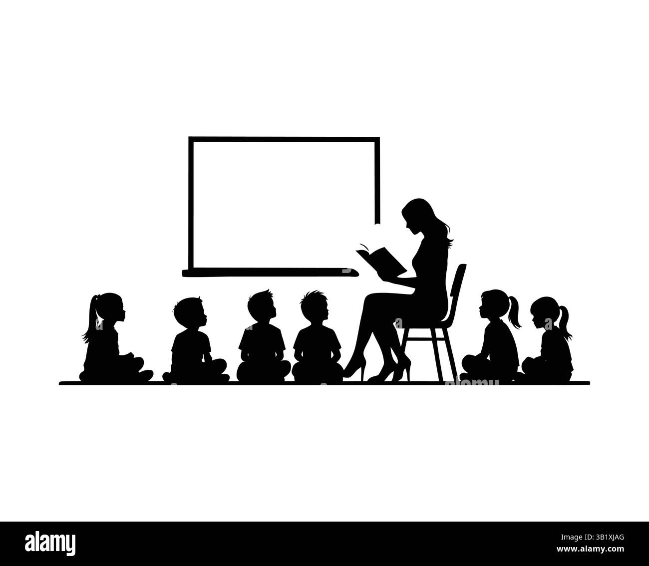 Teacher Teaching Silhouette