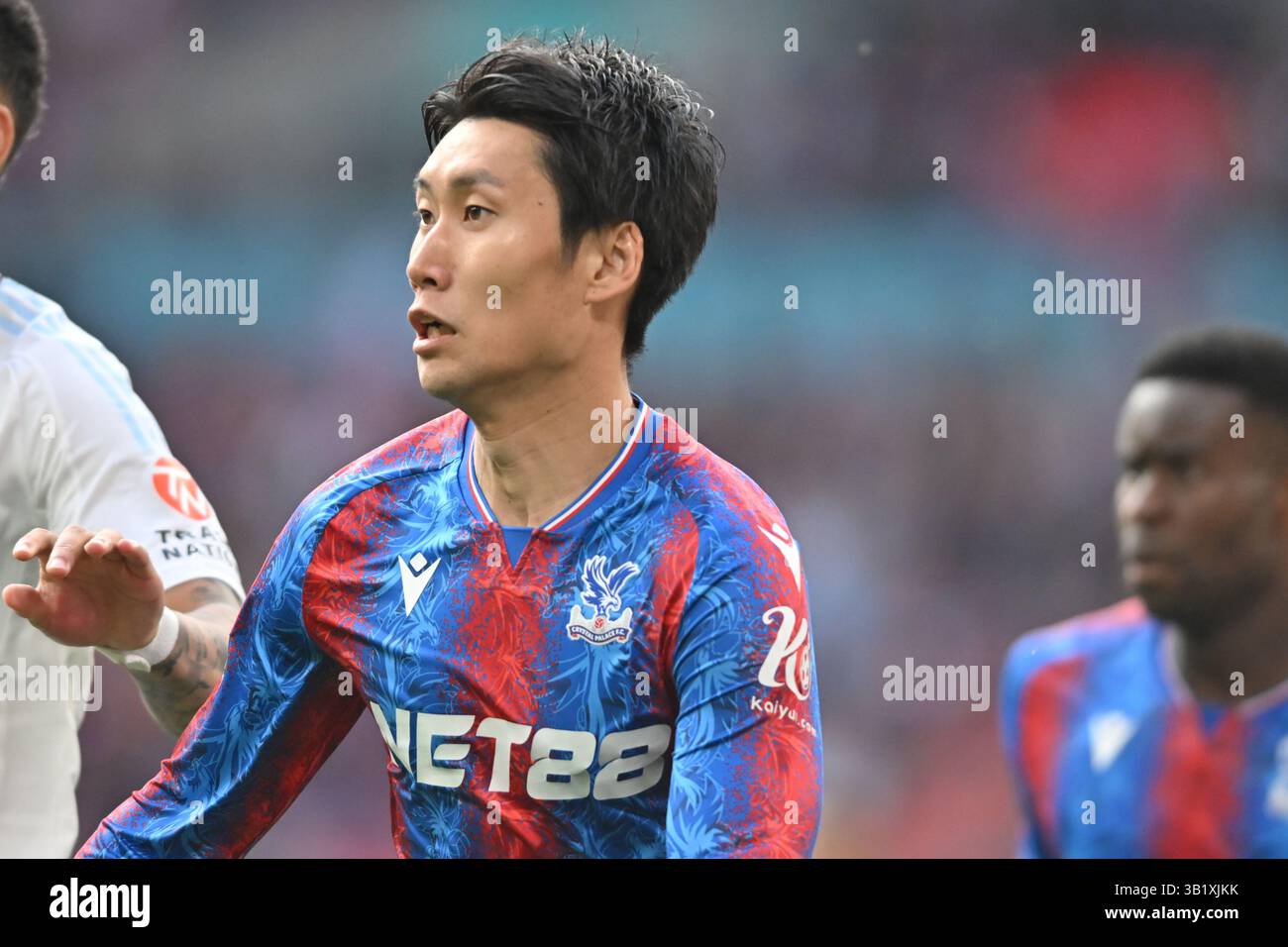 Daichi Kamada (18 Crystal Palace) looks on during the Emirates FA Cup ...