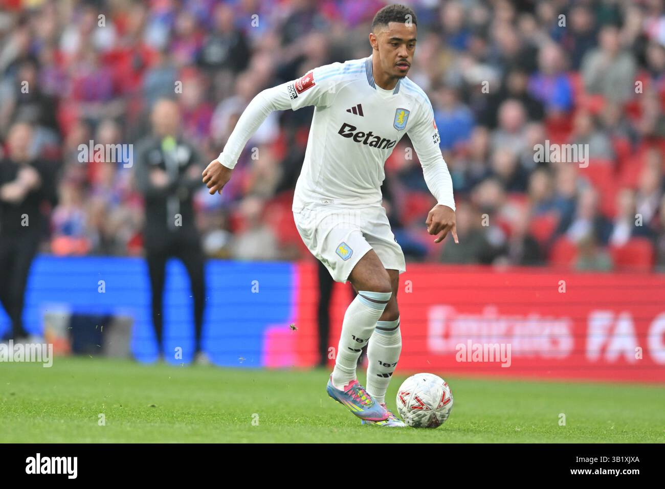 Jacob Ramsay (41 Aston Villa) goes forward during the Emirates FA Cup ...