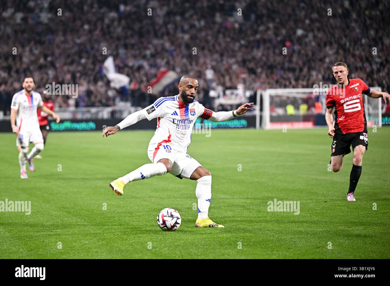 10 Alexandre LACAZETTE (ol) during the Ligue 1 MCDonald's match between ...
