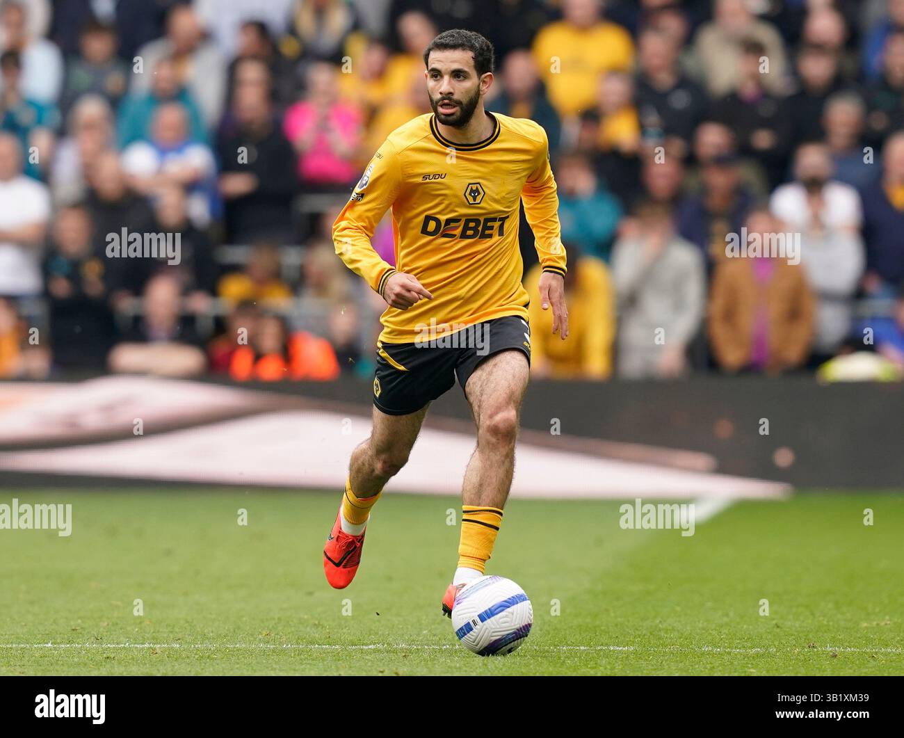 Wolverhampton, UK. 26th Apr, 2025. Rayan Ait-Nouri of Wolverhampton ...