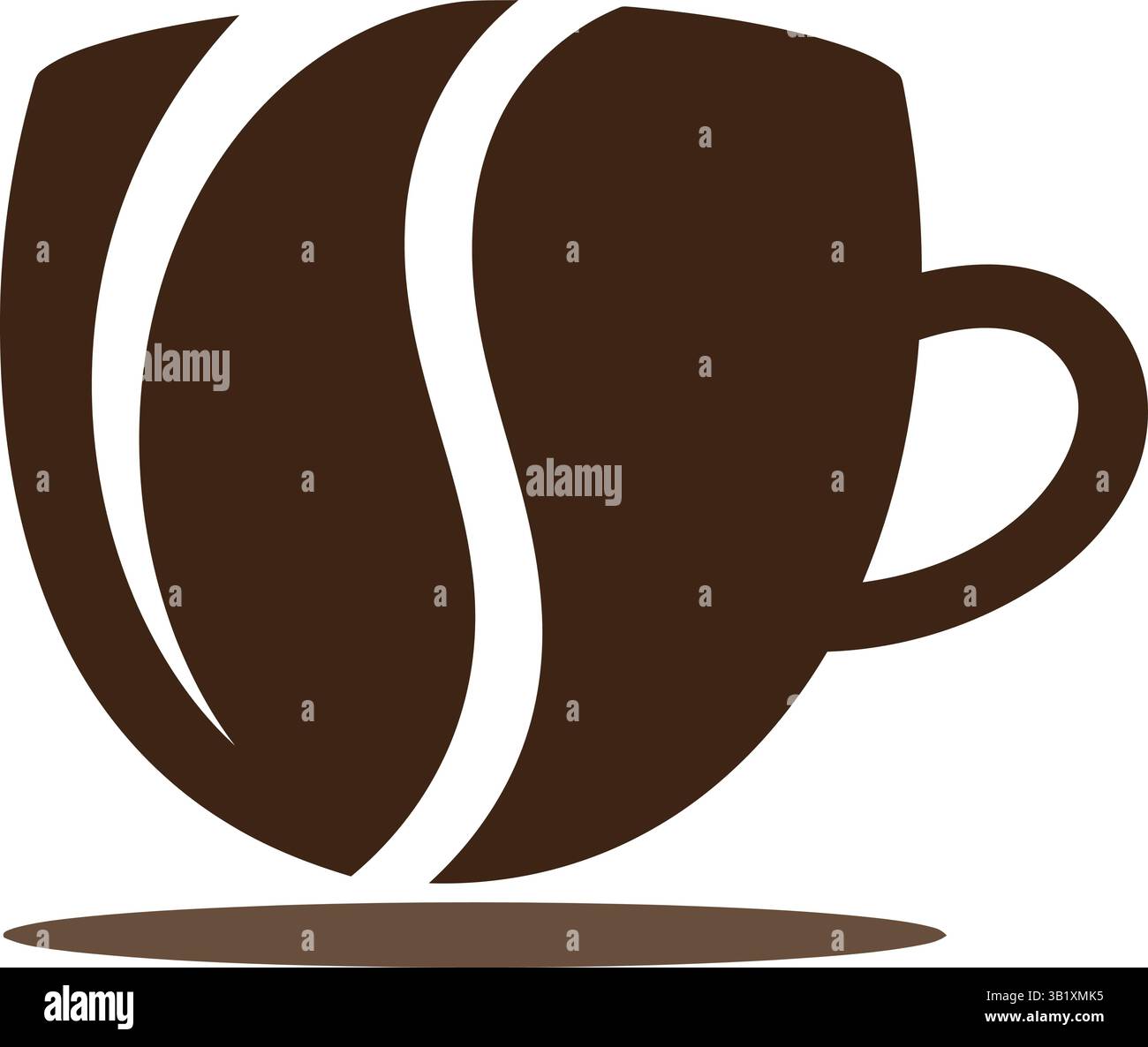 Modern coffee cup logo hi-res stock photography and images - Alamy
