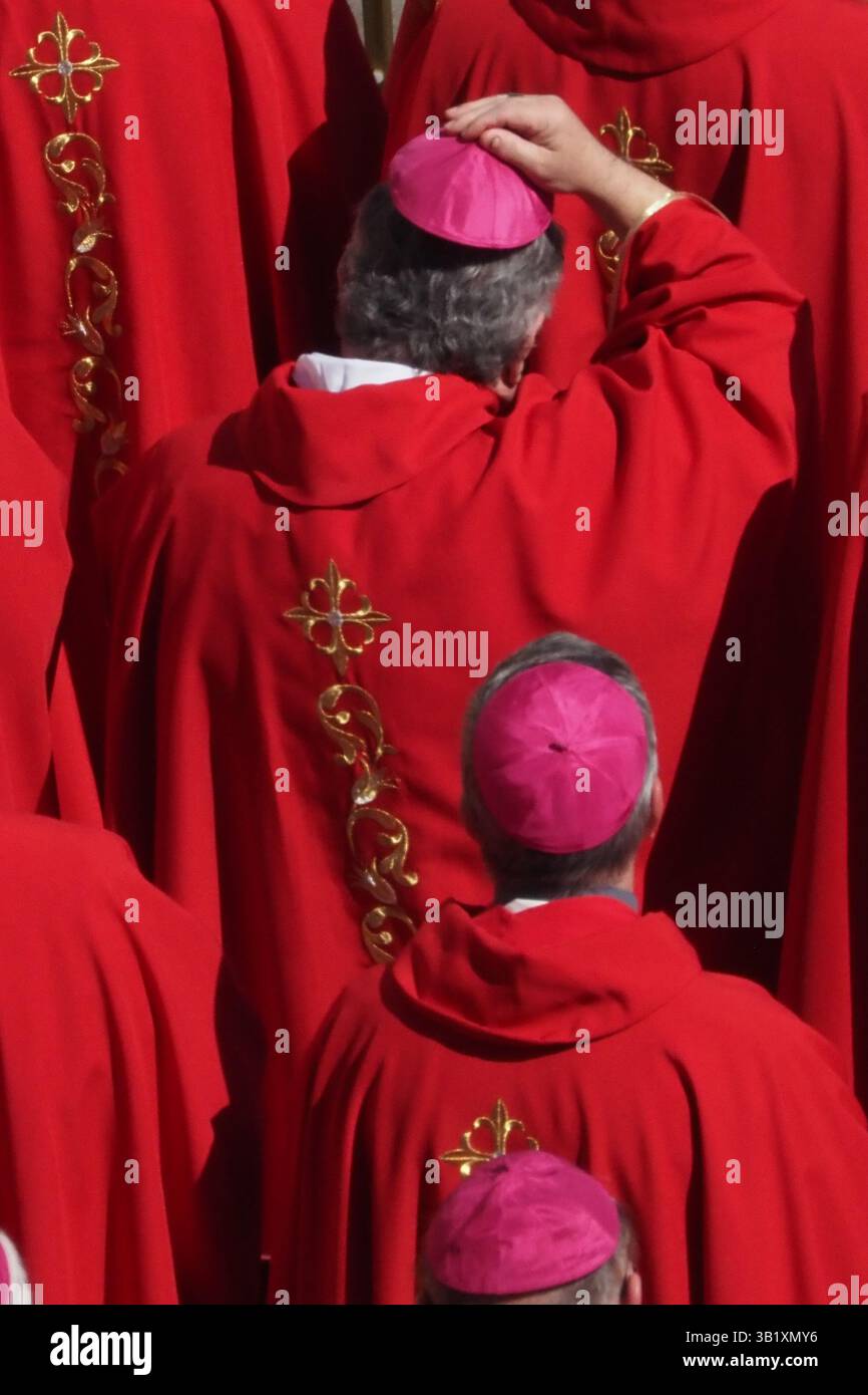 Cardinals and bishops attend Pope Francis' funeral. Pope Francis ...