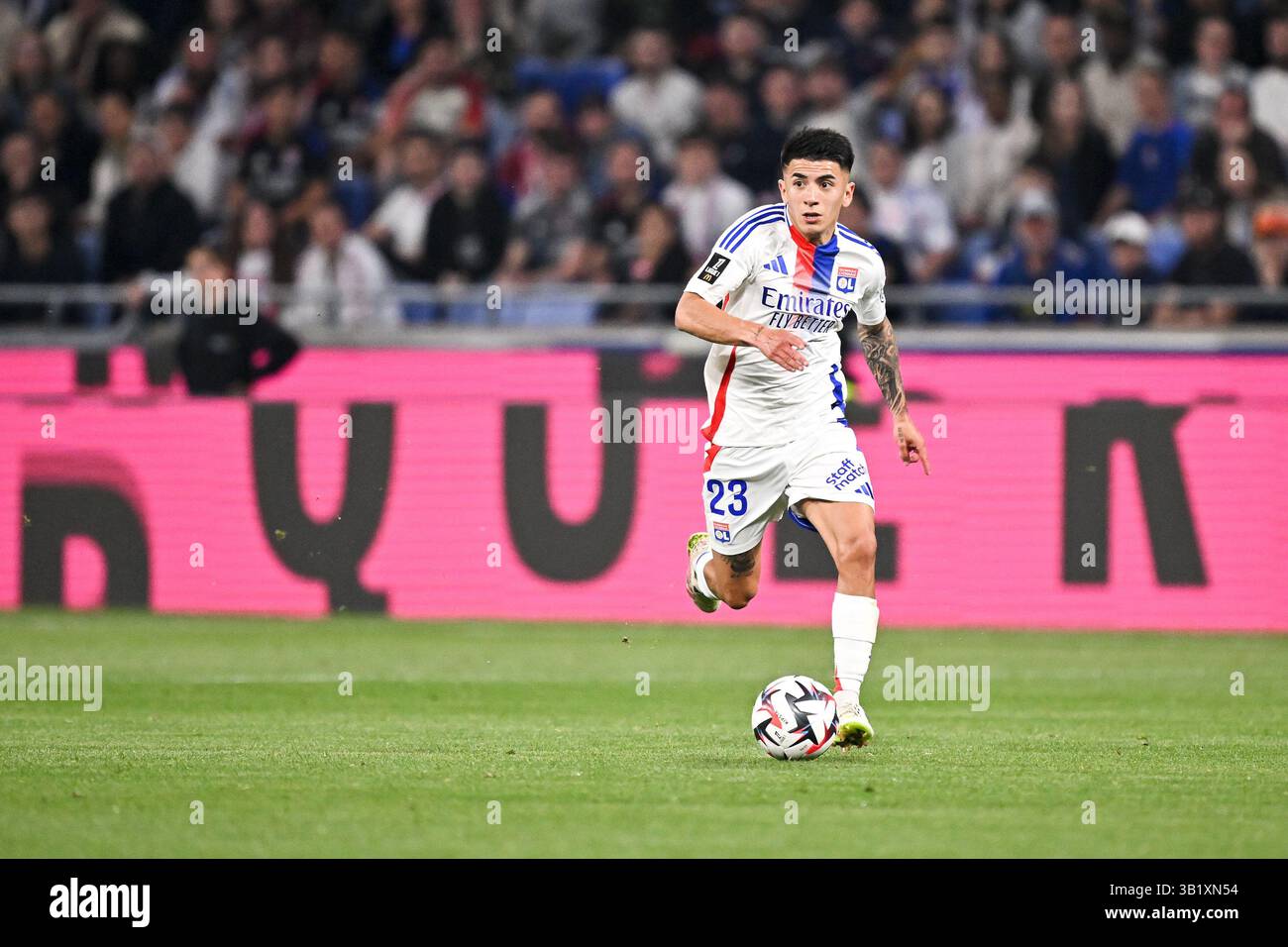 23 Thiago ALMADA (ol) during the Ligue 1 MCDonald's match between Lyon ...