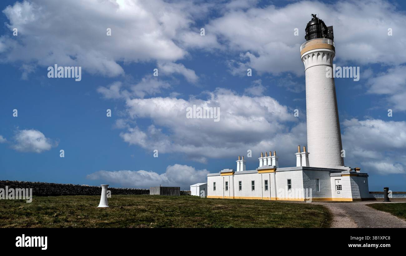 Covesea Skerries Lighthouse, originally belonging to the Northern ...