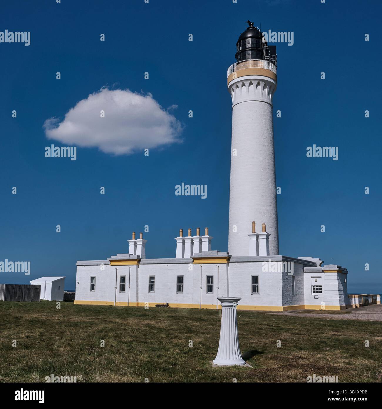 Covesea Skerries Lighthouse, originally belonging to the Northern ...