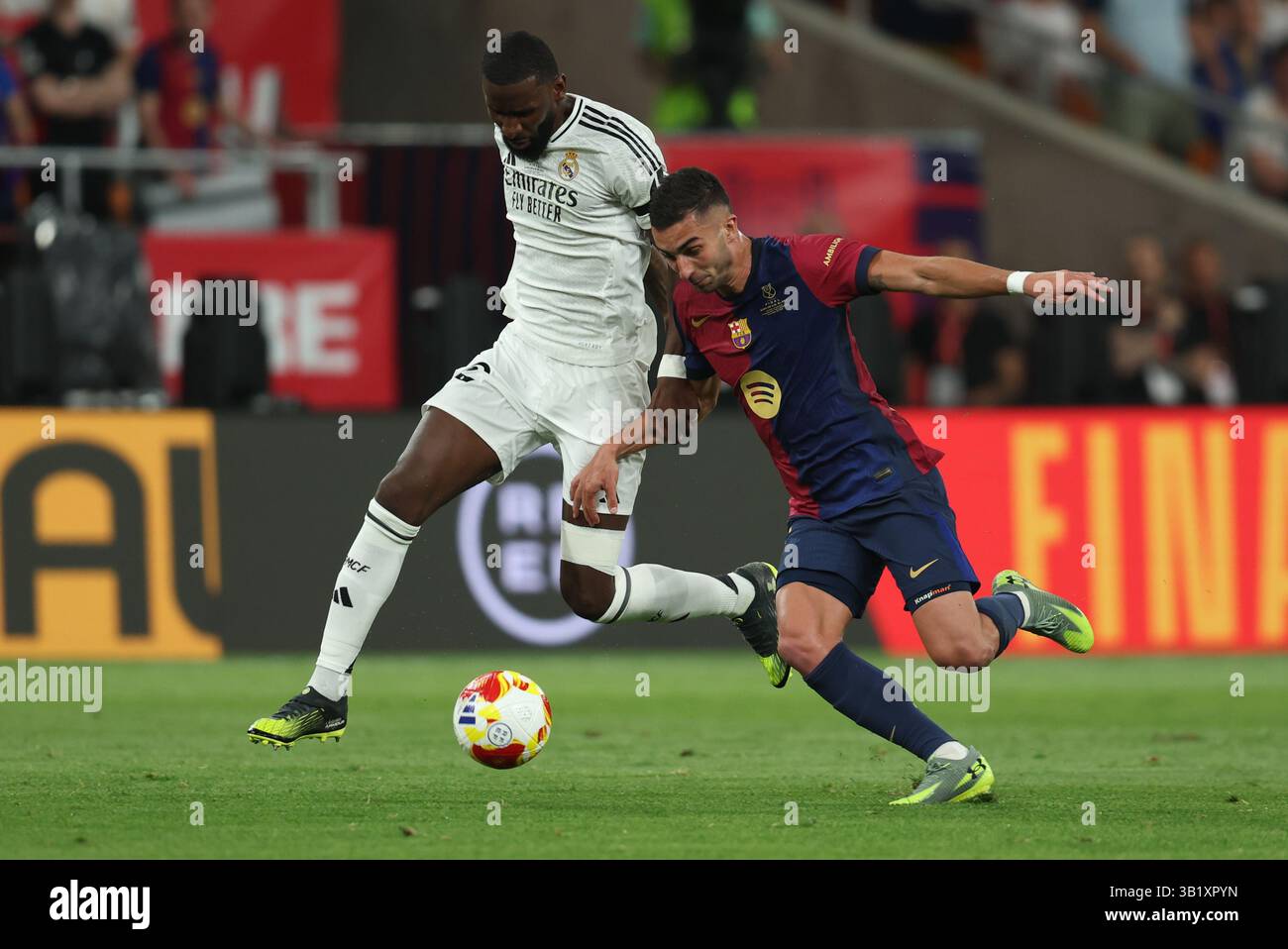 Sevilla, Spain. 26th Apr, 2025. Antonio Rudiger of Real Madrid and ...
