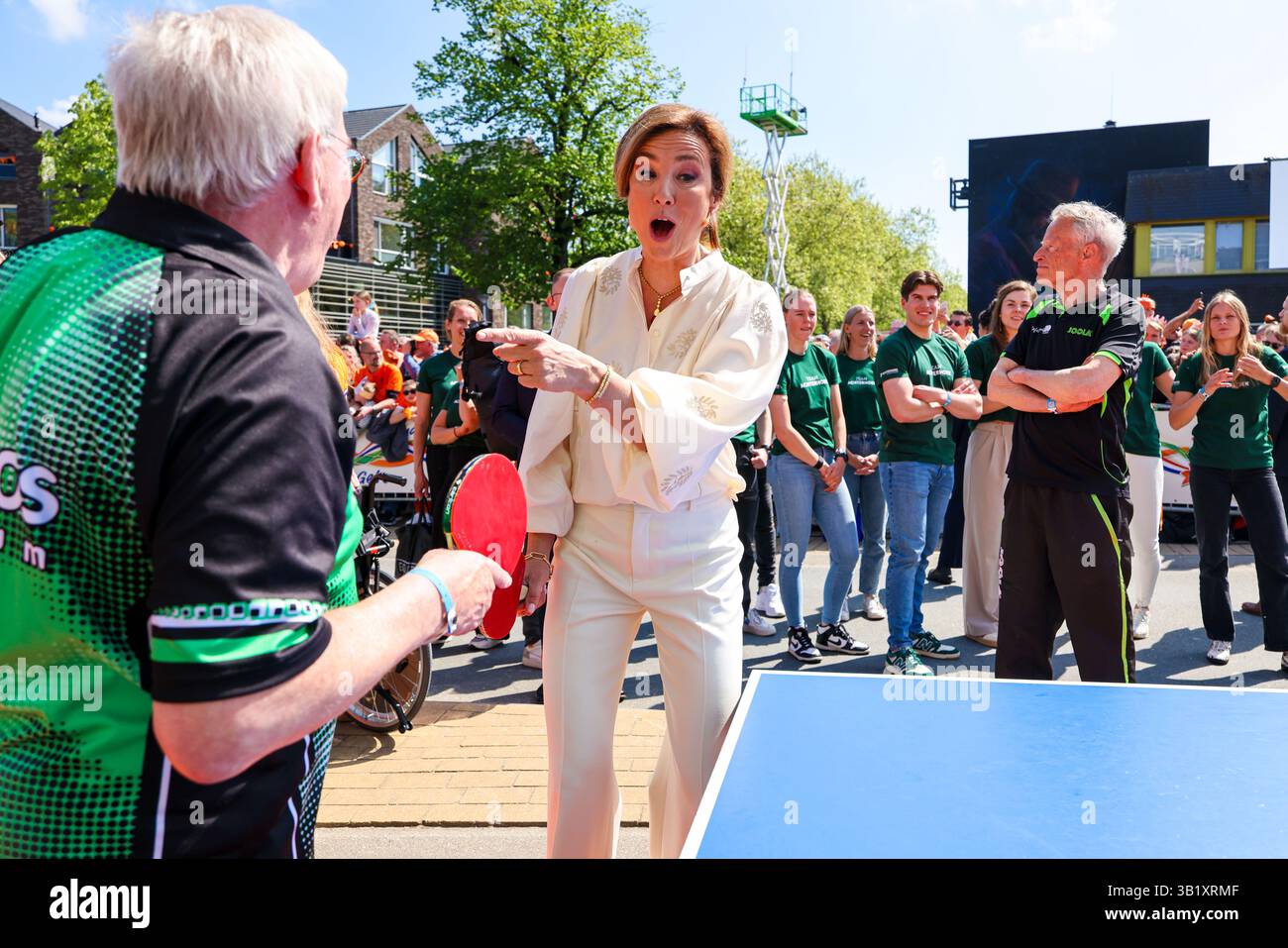 Princess Marilene attending King's Day 2025, the celebration of the ...