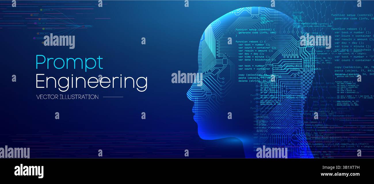 Prompt Engineering, AI and Data Visualization Stock Vector Image & Art - Alamy