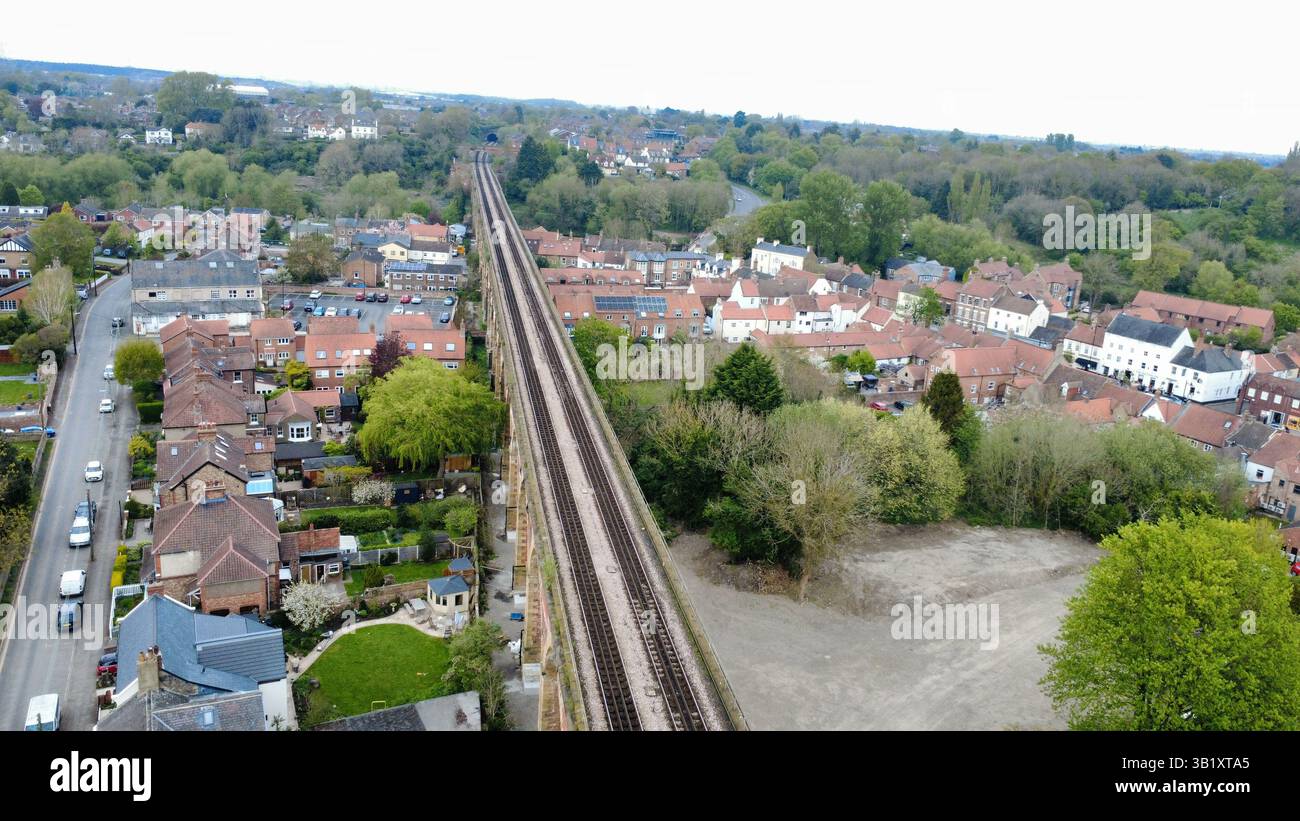 Yarm on Tees Viaduct Stock Photo - Alamy