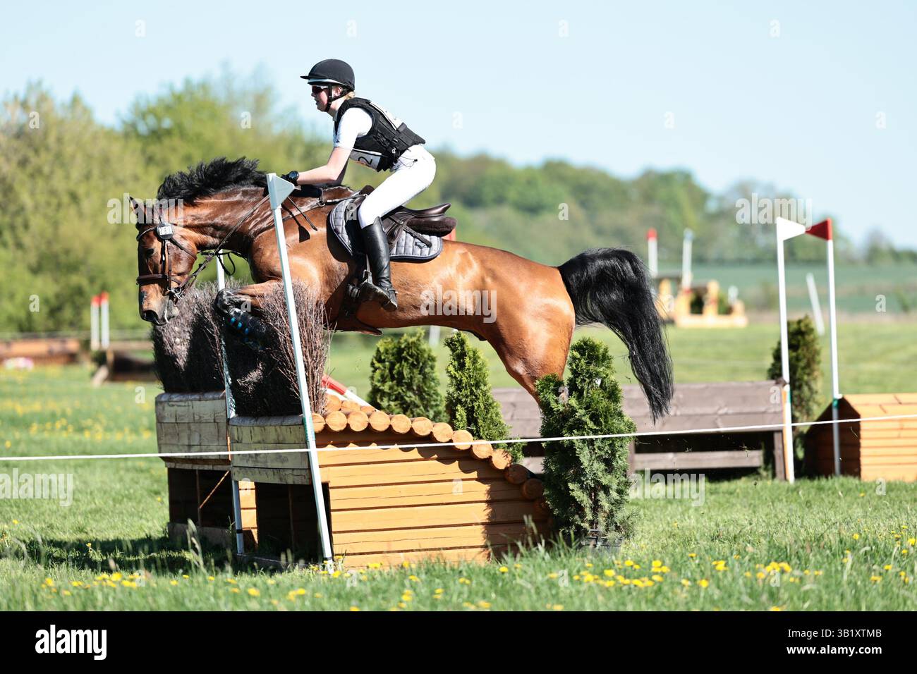 Astrid Friis Nilaus of Denmark with Bartoli Row during the CCI2*-L ...