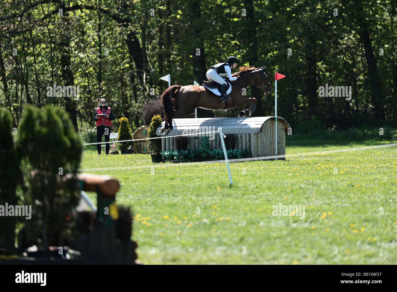Kumru Say of Turkey with Baladin de l'Ocean LA during the CCI4*-L cross ...