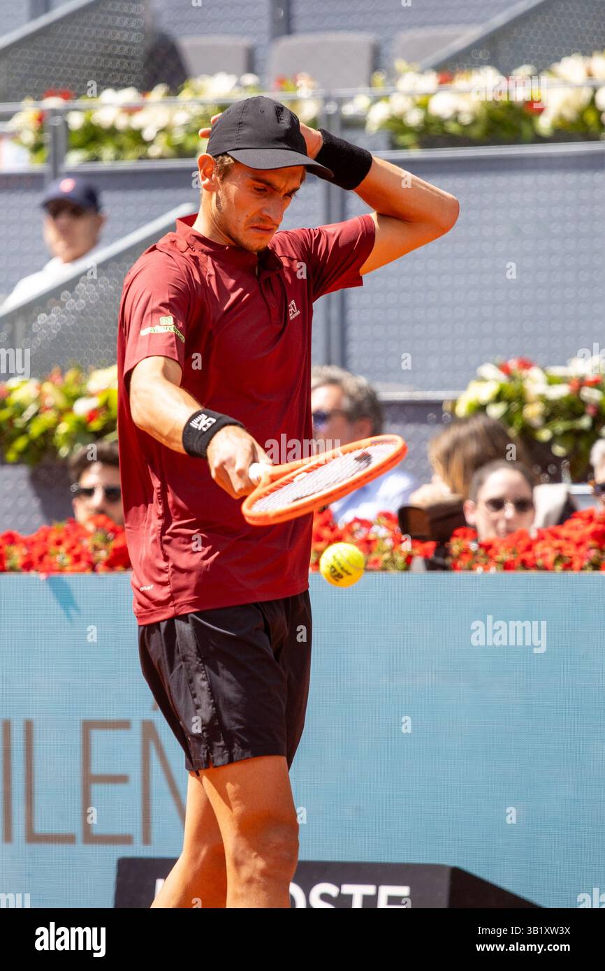 Madrid, Spain. 26th Apr, 2025. Madrid, Spain. April 26, 2025. Serbian ...