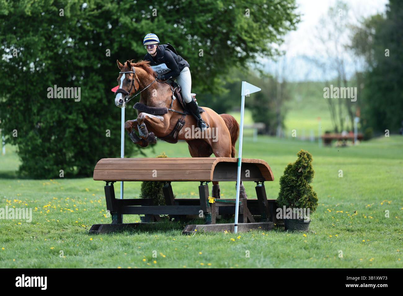 Amanda Andersson of Sweden with Jersey during the CCI4*-S cross country ...