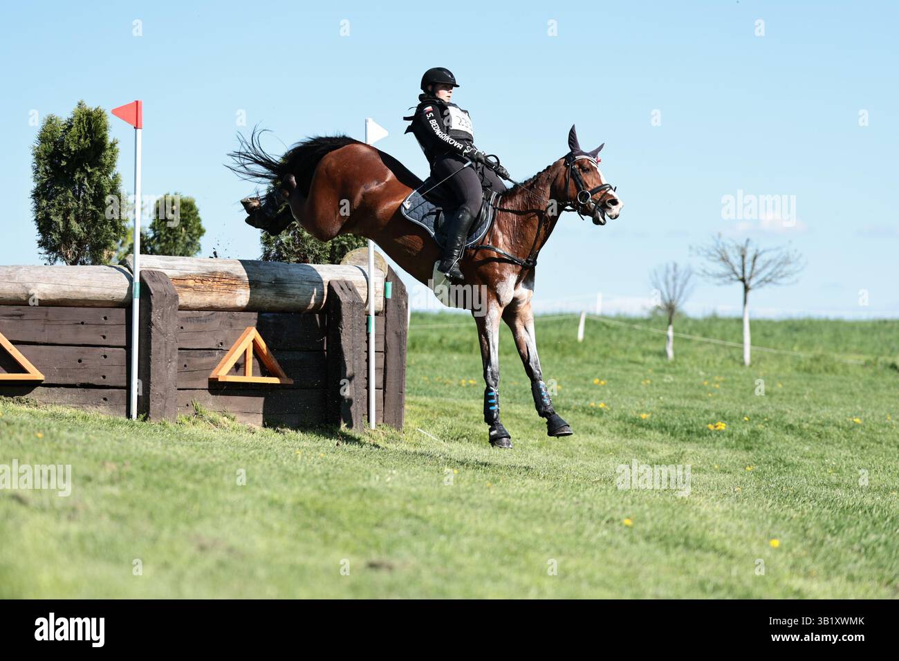 Simona Bednarikova of Czech Republic with Fatima during the CCI2*-S ...