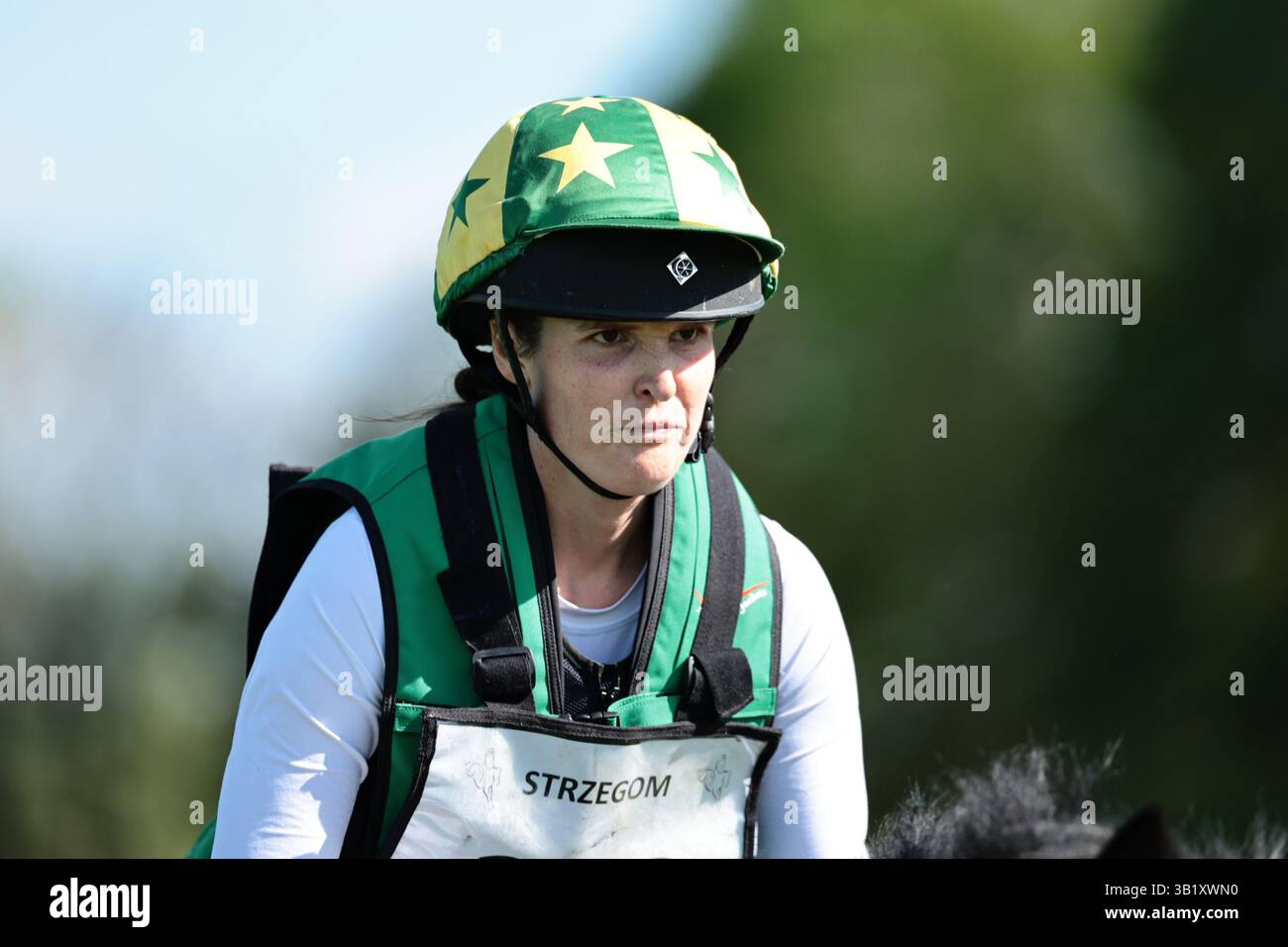 Petra Radner of Austria with Variety during the CCI2*-S cross country ...