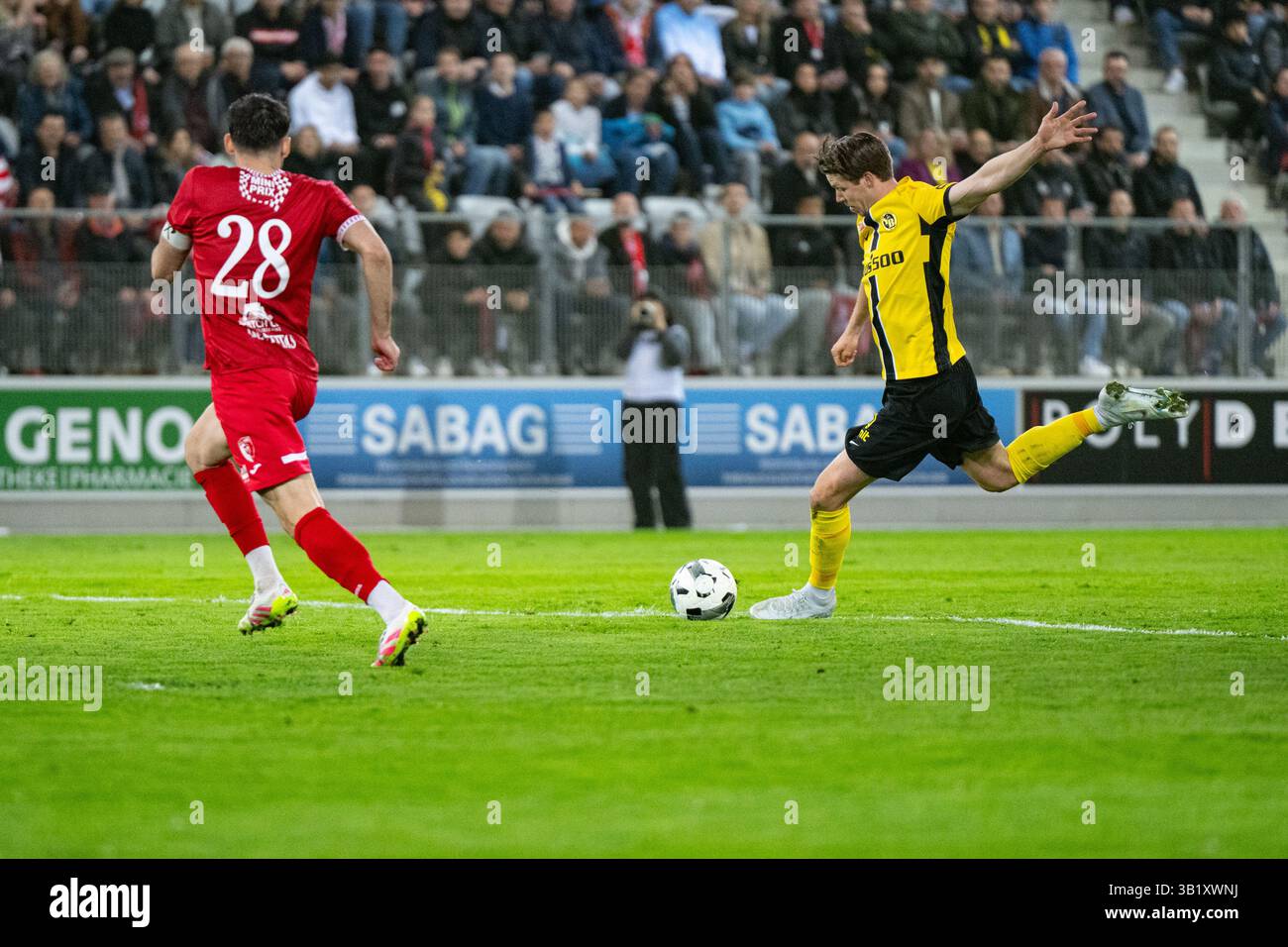 Biel, Switzerland. 26th Apr, 2025. Biel, Bern, April 26 2025: Cedric ...
