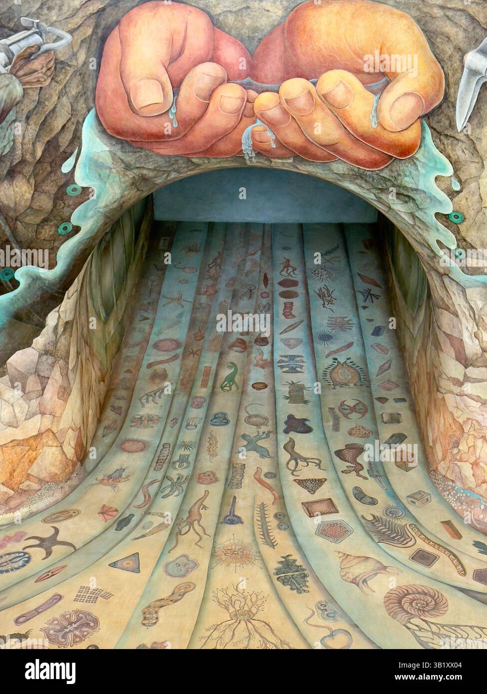 Diego Rivera’s Murals in Bosque de Chapultepec park in Mexico city, "El ...