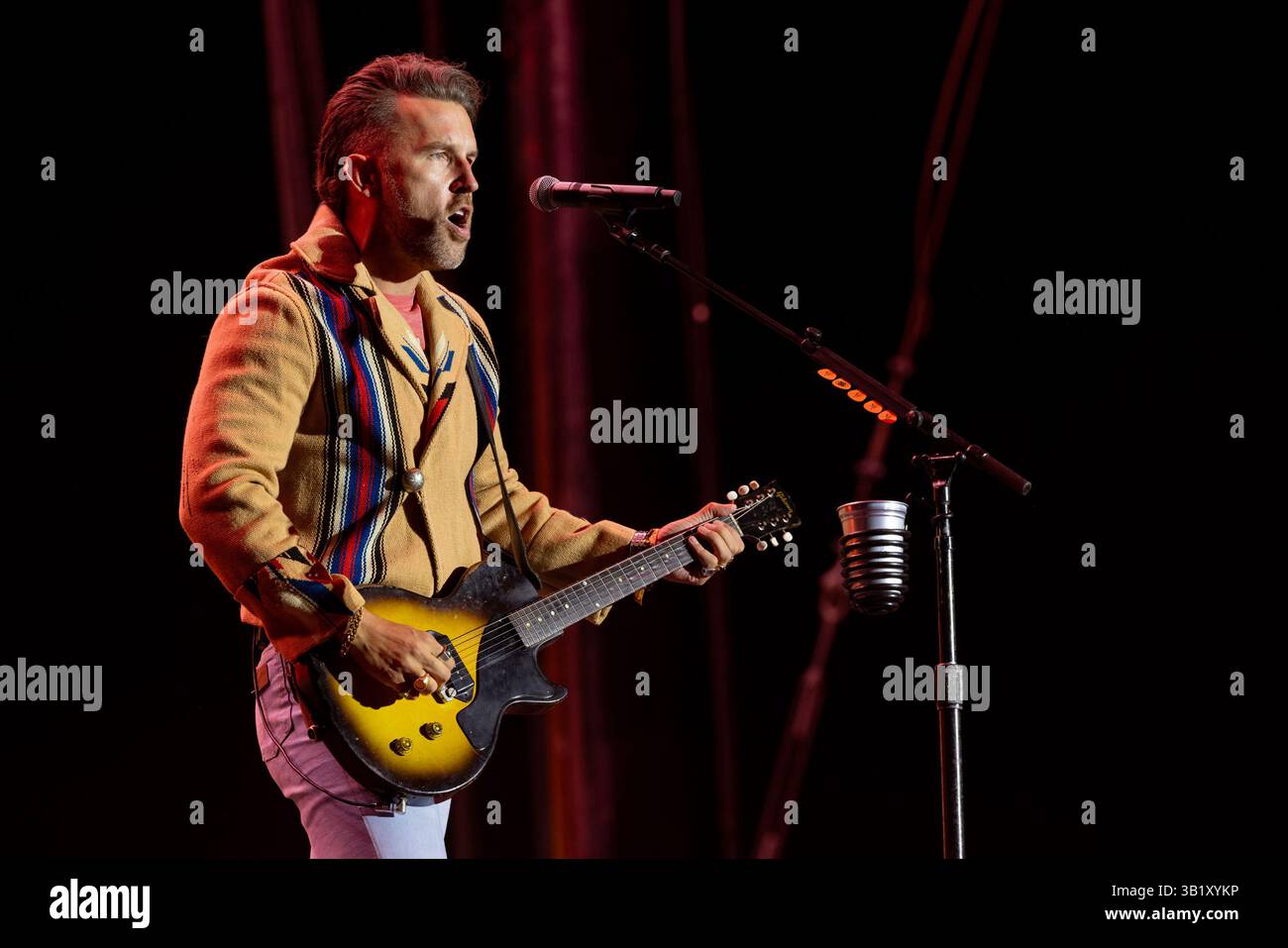 TJ Osborne of The Brothers Osborne during the Stagecoach Music Festival ...