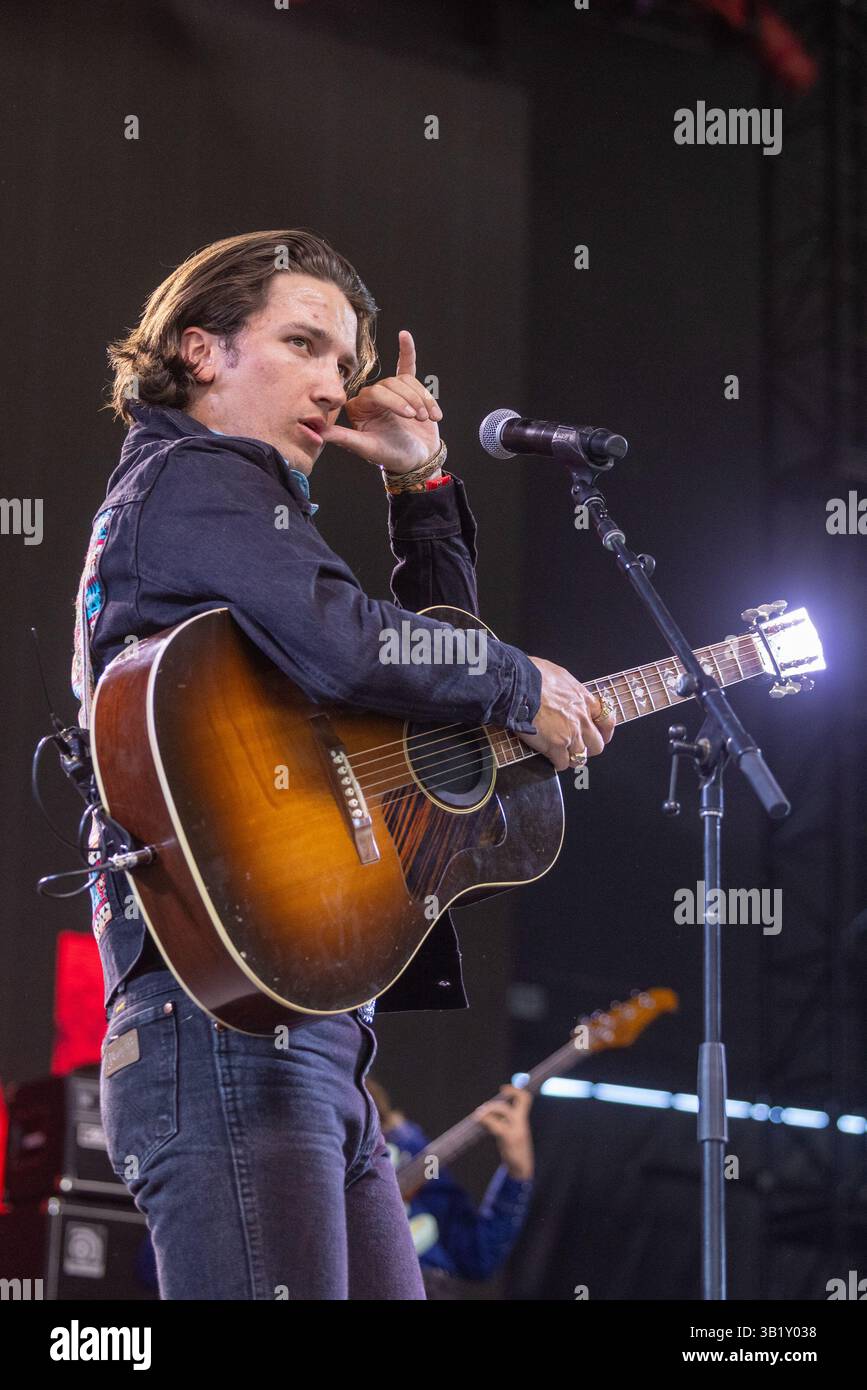 Indio, USA. 25th Apr, 2025. Musician Drake Milligan during the ...