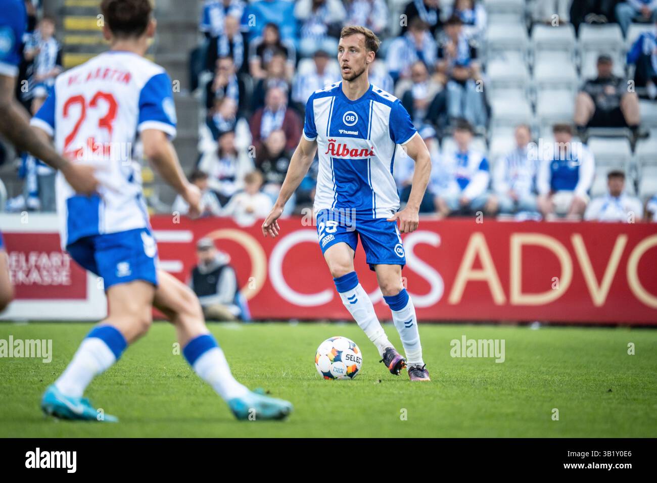 Odense, Denmark. , . Nicolas Bürgy (25) of Odense BK seen during the ...