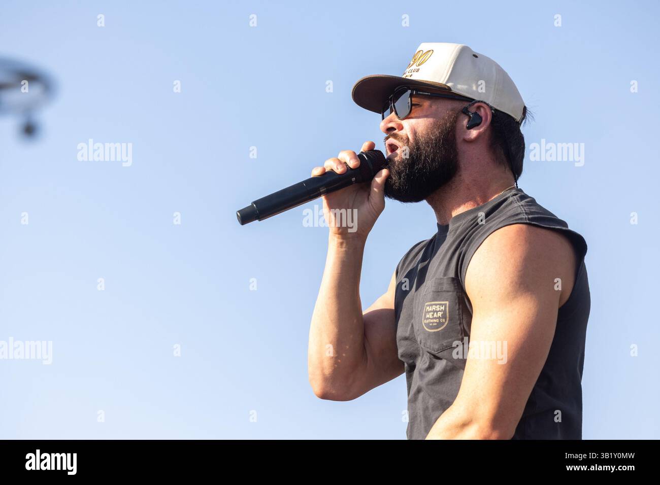 Indio, USA. 25th Apr, 2025. Dylan Scott during the Stagecoach Music ...
