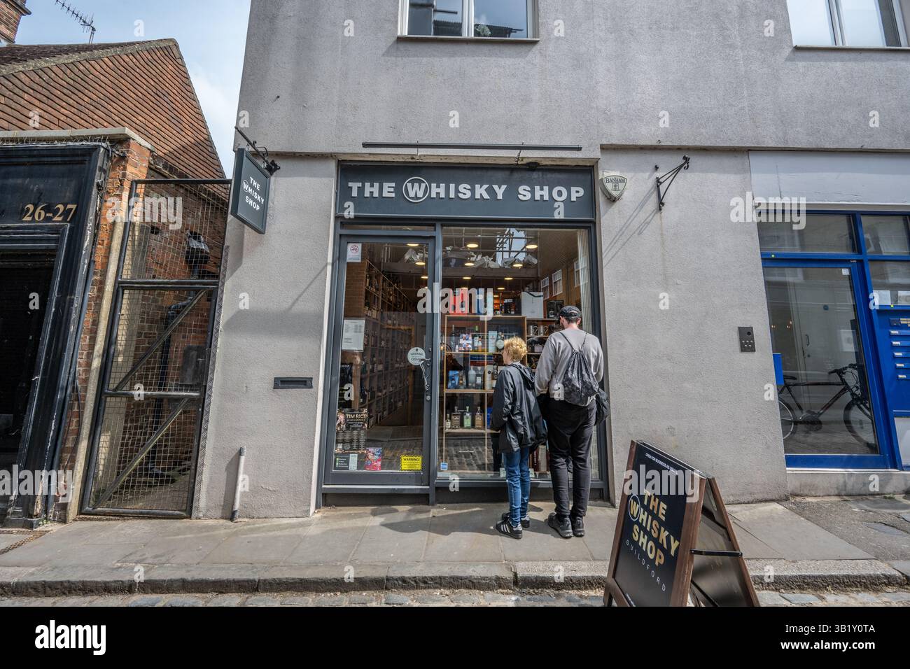 The Whisky Shop Guildford Stock Photo - Alamy