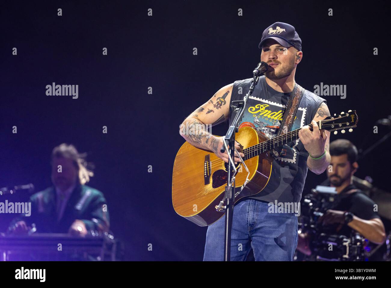 Zach Bryan during the Stagecoach Music Festival at Empire Polo Club on ...