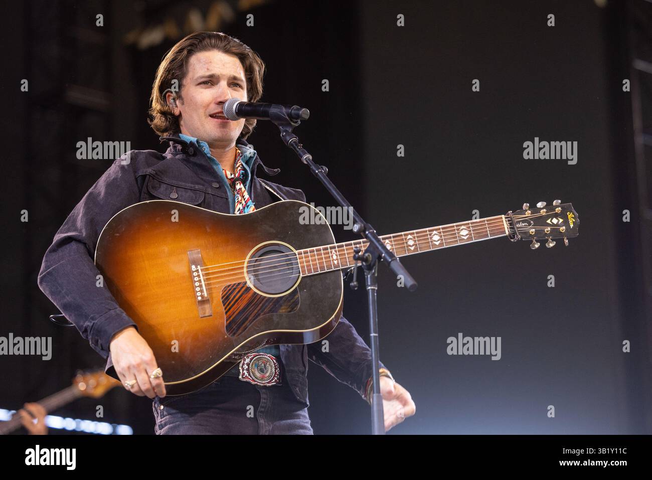 Musician Drake Milligan during the Stagecoach Music Festival at Empire ...