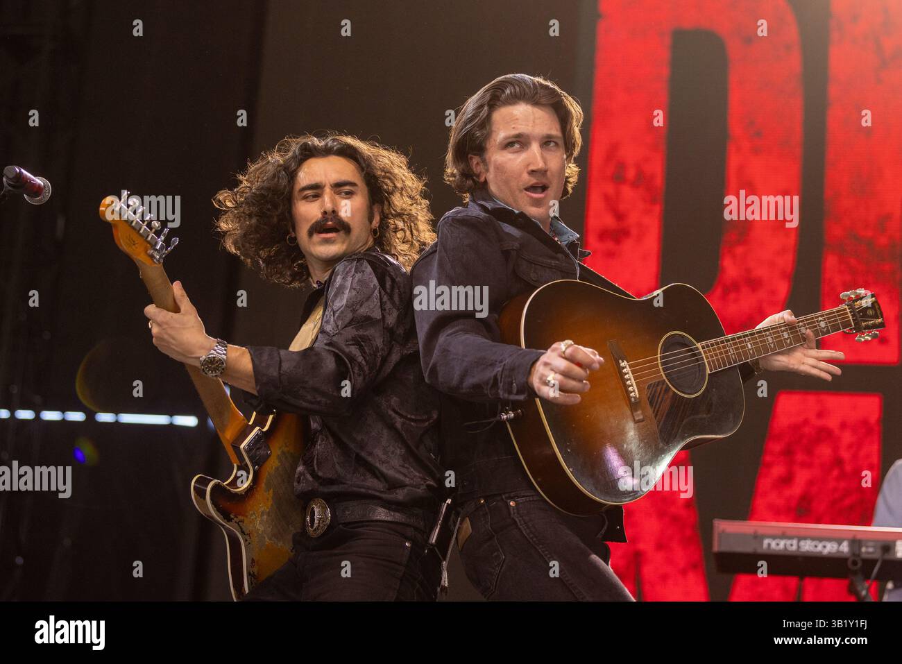 Indio, USA. 25th Apr, 2025. Musician Drake Milligan during the ...
