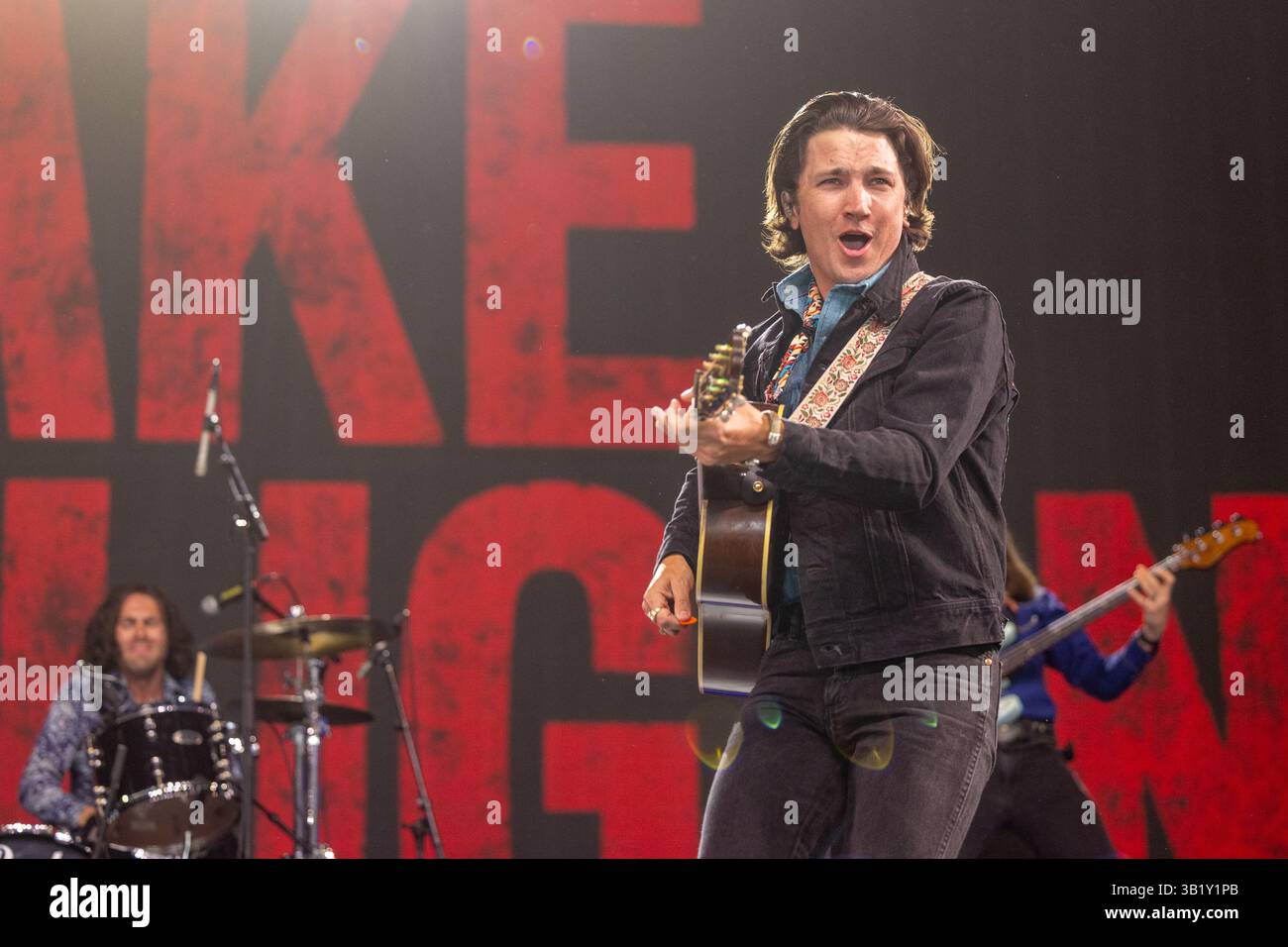 Indio, USA. 25th Apr, 2025. Musician Drake Milligan during the ...