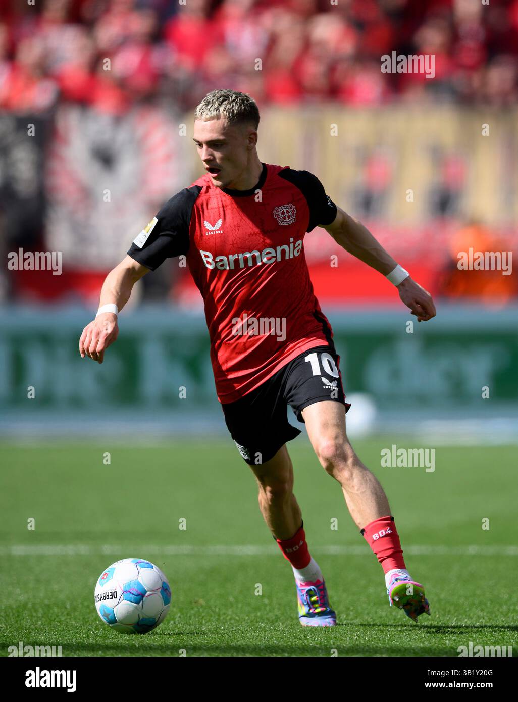 Florian WIRTZ (LEV) action, soccer 1st Bundesliga, 31st matchday, Bayer ...