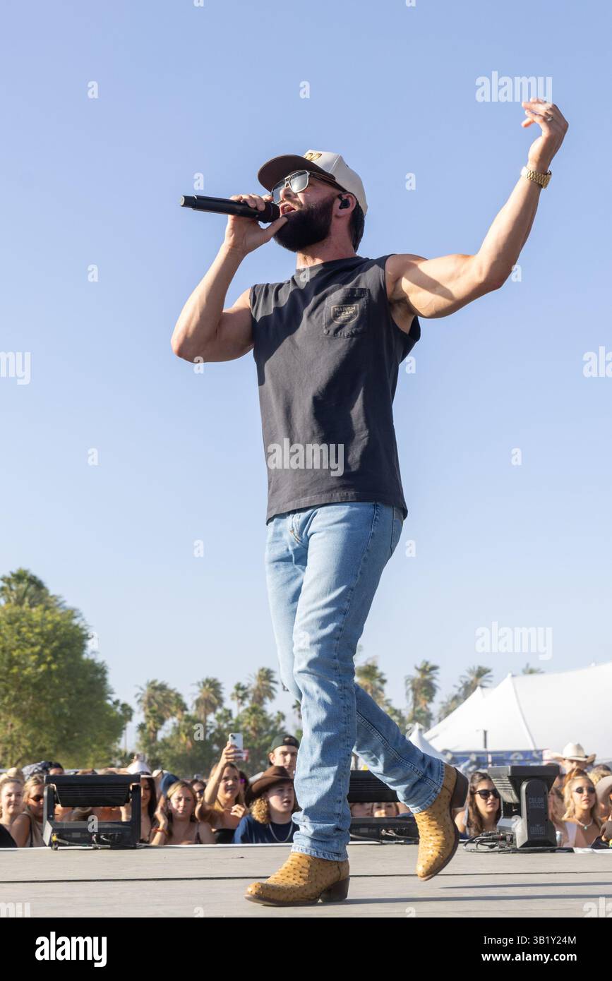 Dylan Scott during the Stagecoach Music Festival at Empire Polo Club on ...