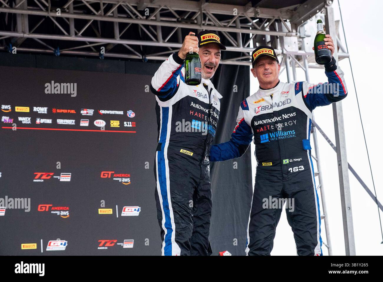 April 26, 2025: Jay Schreibman (163) driver 1 and Oswaldo Negri driver ...