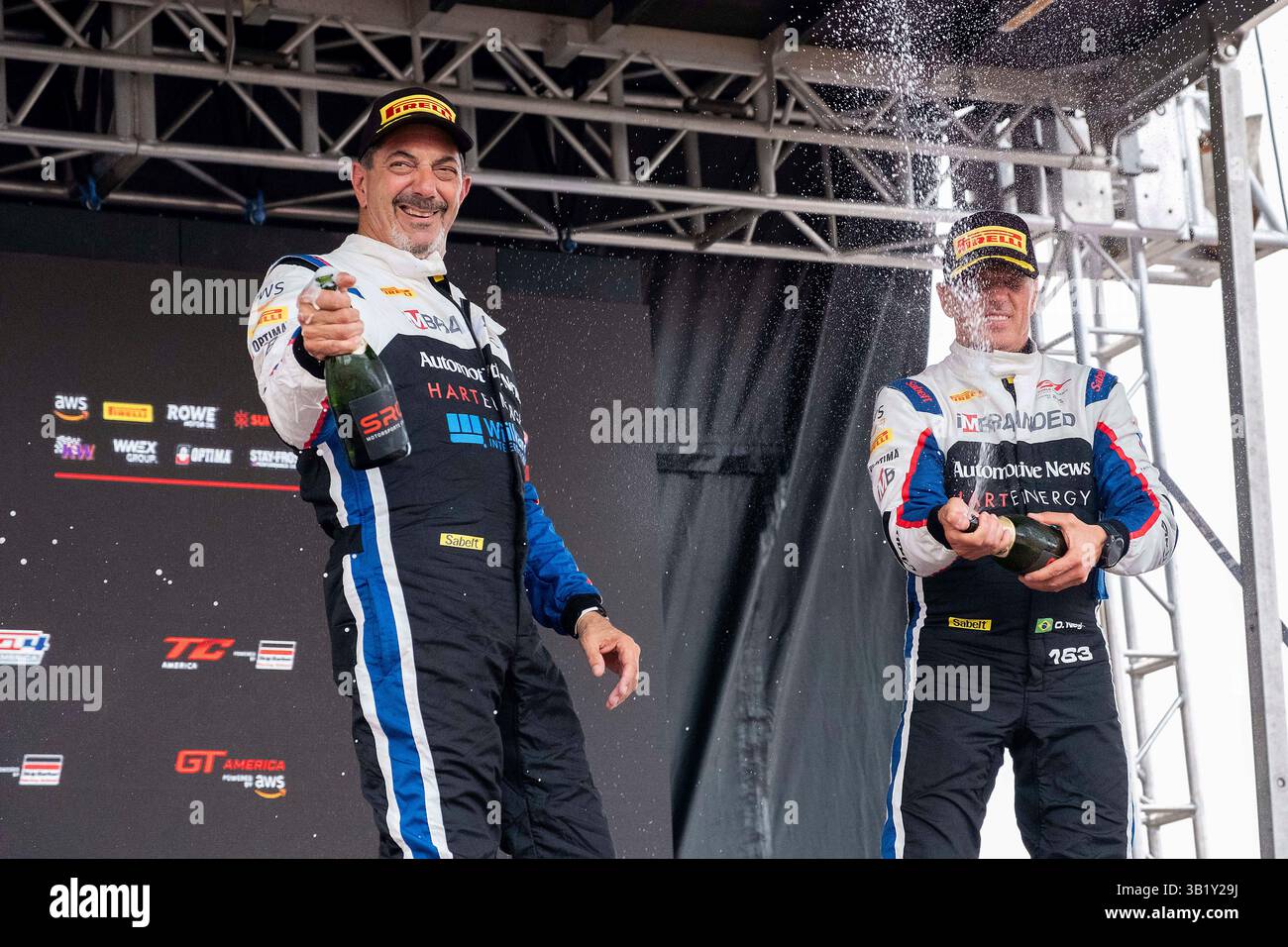 April 26, 2025: Jay Schreibman (163) driver 1 and Oswaldo Negri driver ...