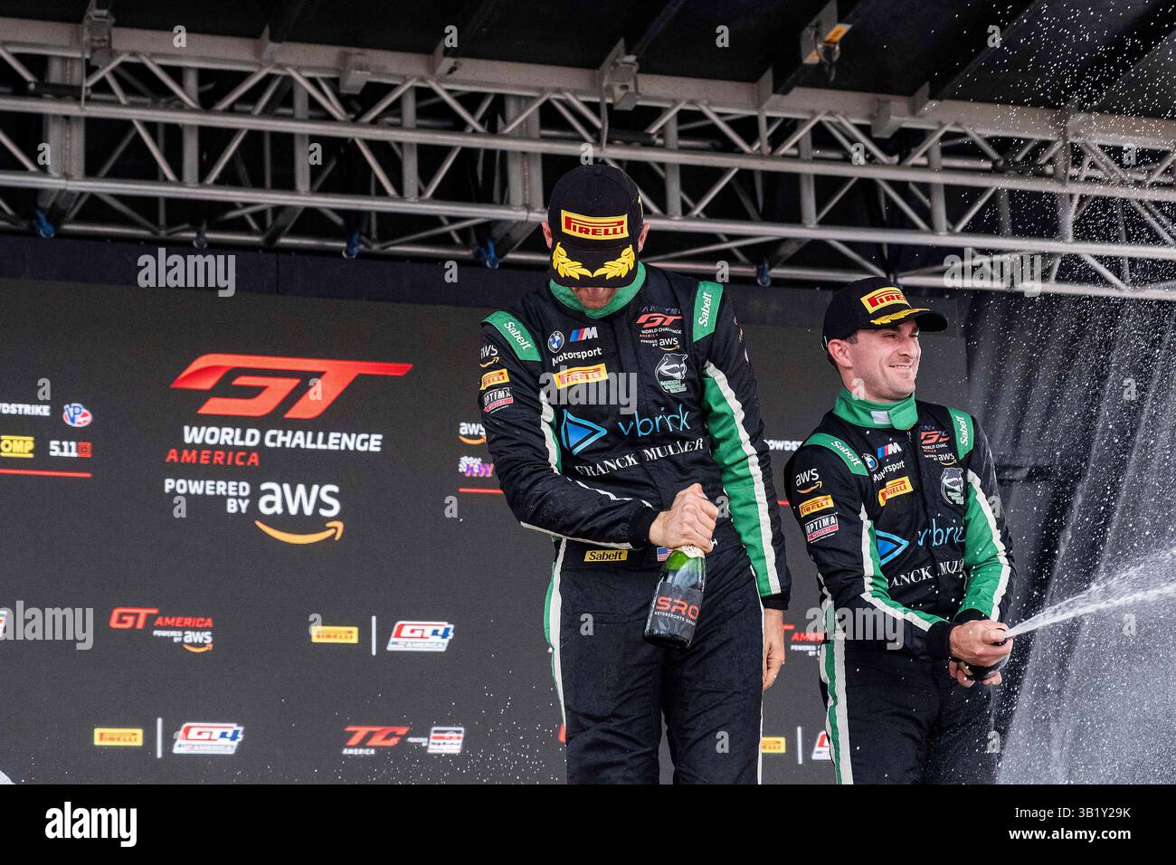 April 26, 2025: Kenton Koch (99) driver 1 and Connor De Phillippi ...