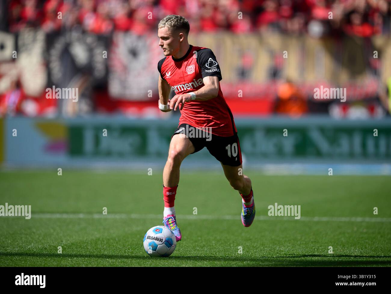 Florian WIRTZ (LEV) action, soccer 1st Bundesliga, 31st matchday, Bayer ...