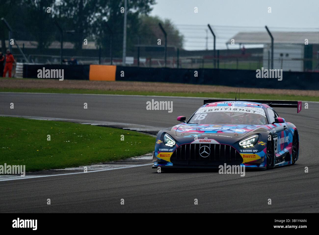 British GT Championship Qualifying at Silverstone April 2025 Stock ...