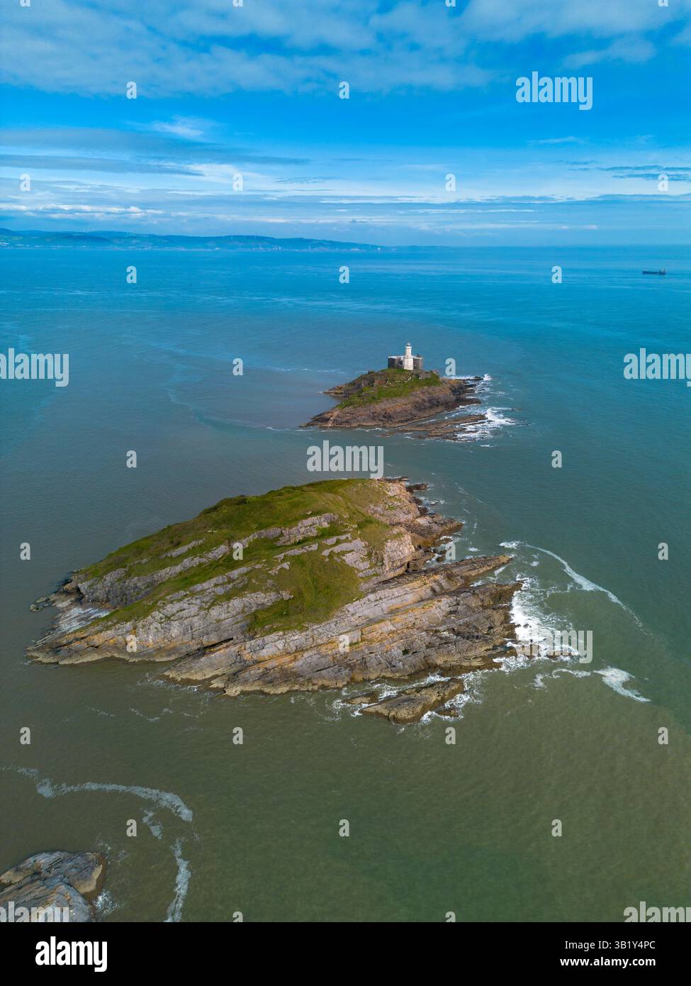Mumbles, Wales, UK. 26th April 2025. UK Weather. General aerial view of ...