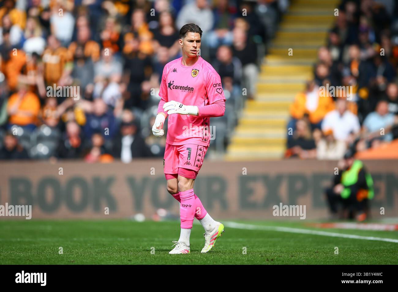 MKM Stadium, Hull, England - 26th April 2025 Ivor Pandur Goalkeeper of ...