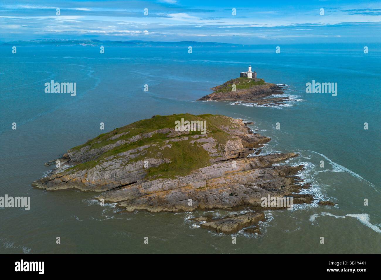 Mumbles, Wales, UK. 26th April 2025. UK Weather. General aerial view of ...
