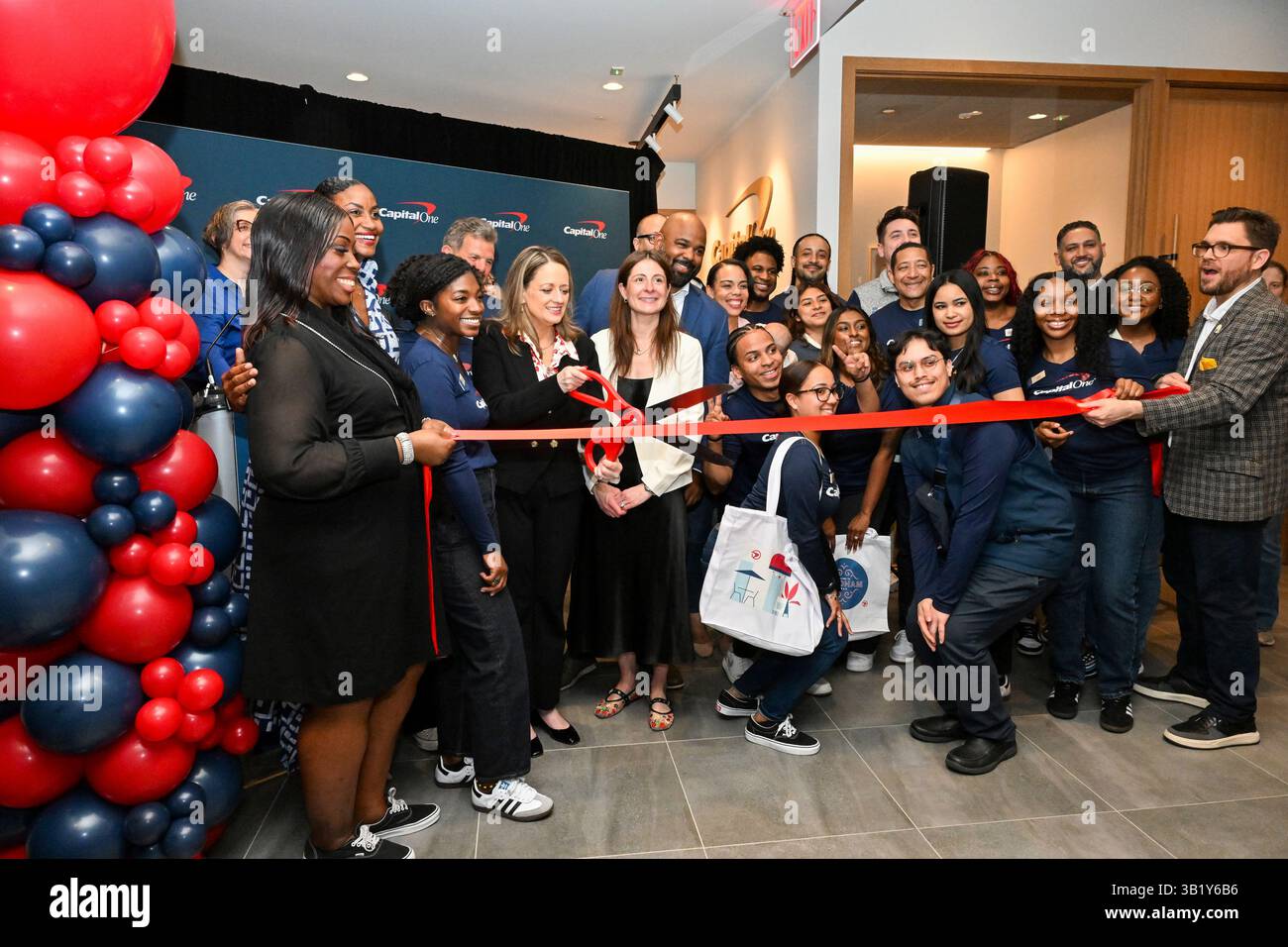 IMAGE DISTRIBUTED FOR CAPITAL ONE - Capital One executives, local ...