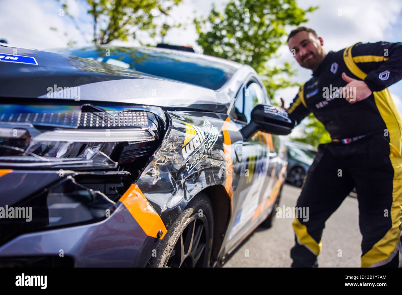 BESCHET Enzo, GUINCHARD Emmanuel, Renault Clio Rally5, portrait during ...