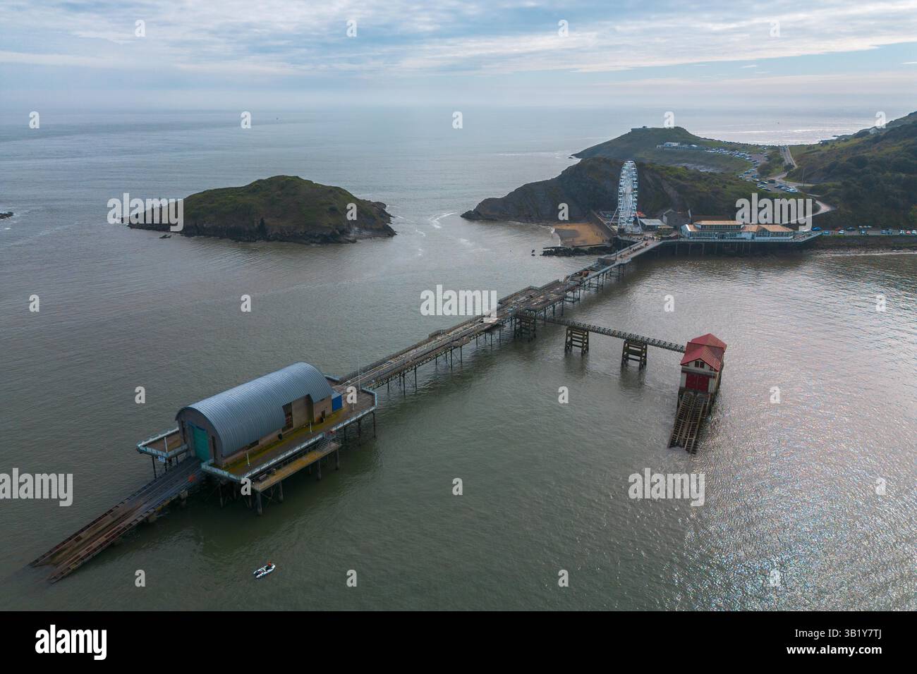 Mumbles, Wales, UK. 26th April 2025. General aerial view of Mumbles ...