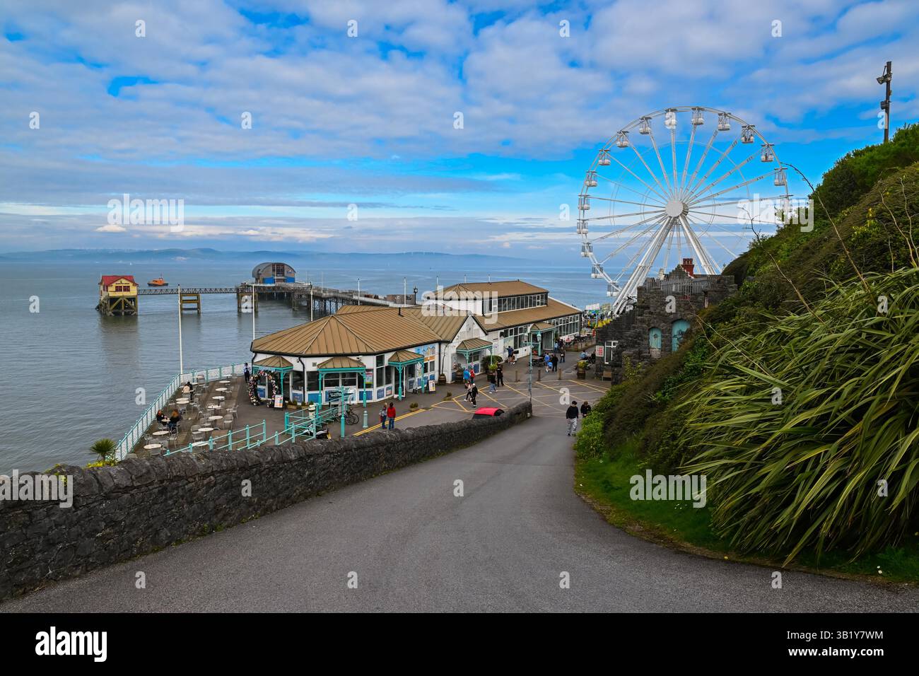 Mumbles, Wales, UK. 26th April 2025. General view of Mumbles Pier at ...